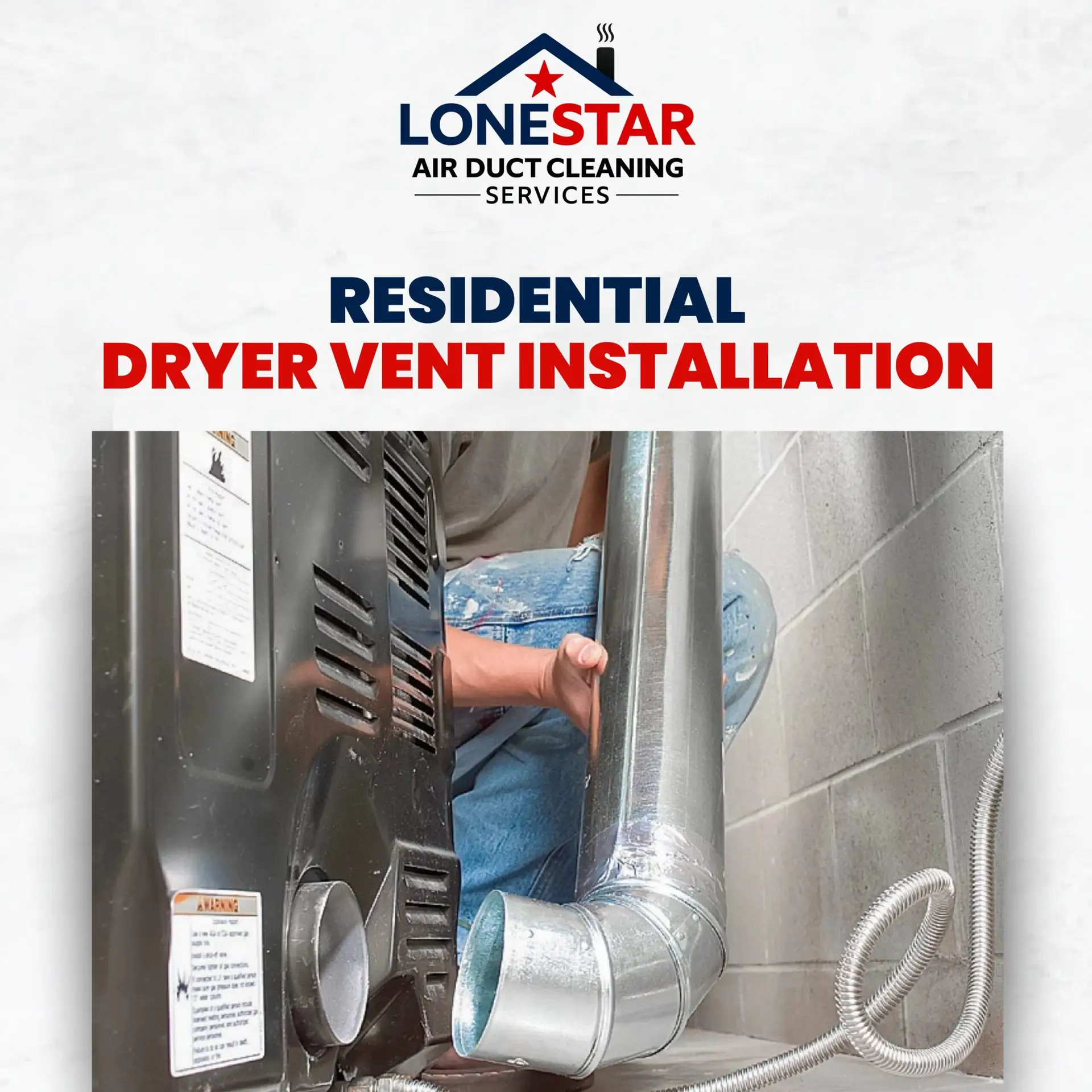 Expert Dryer Vent Installation in Houston